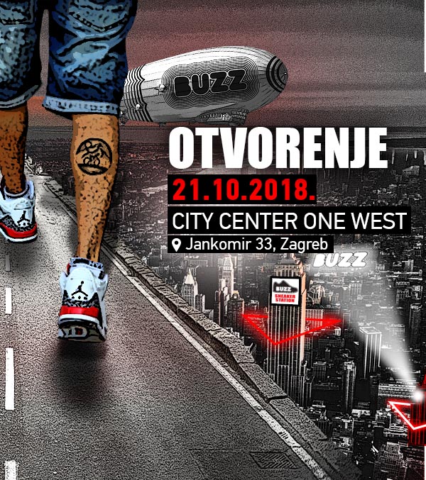 BUZZ se otvara prvi puta na zapadnom dijelu Zagreba | Buzz Sneakers