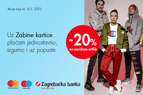 20% popusta uz ZABA Mastercard | Buzz Sneaker Station - Online Shop